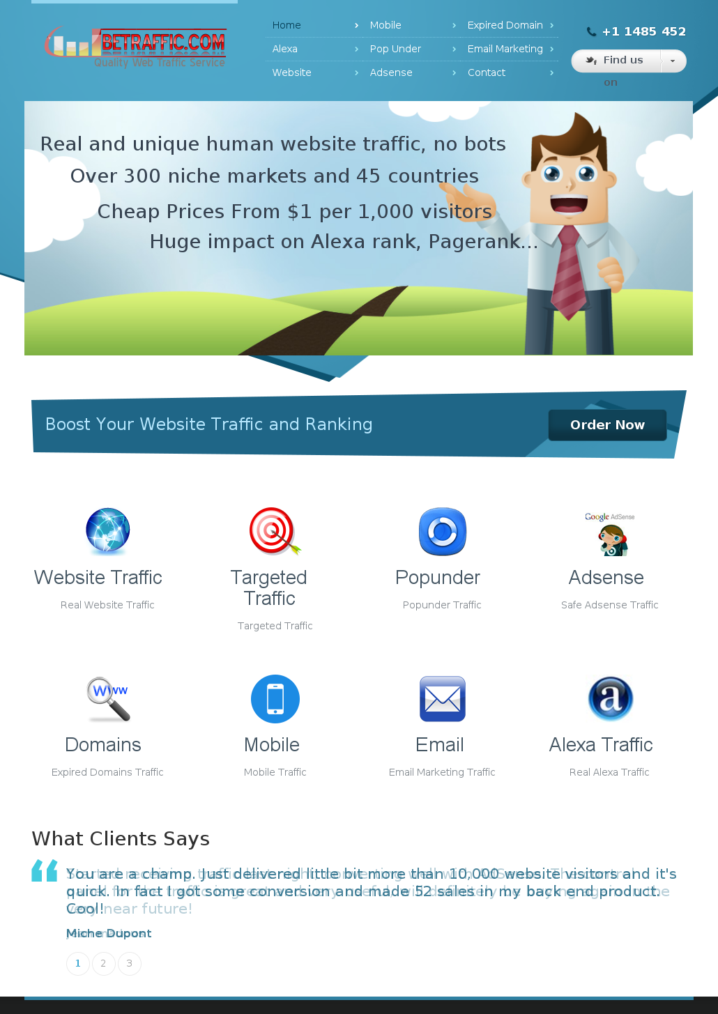 BeTraffic.com — Ecommerce Store Sold on Flippa: Top Traffic Provider ...