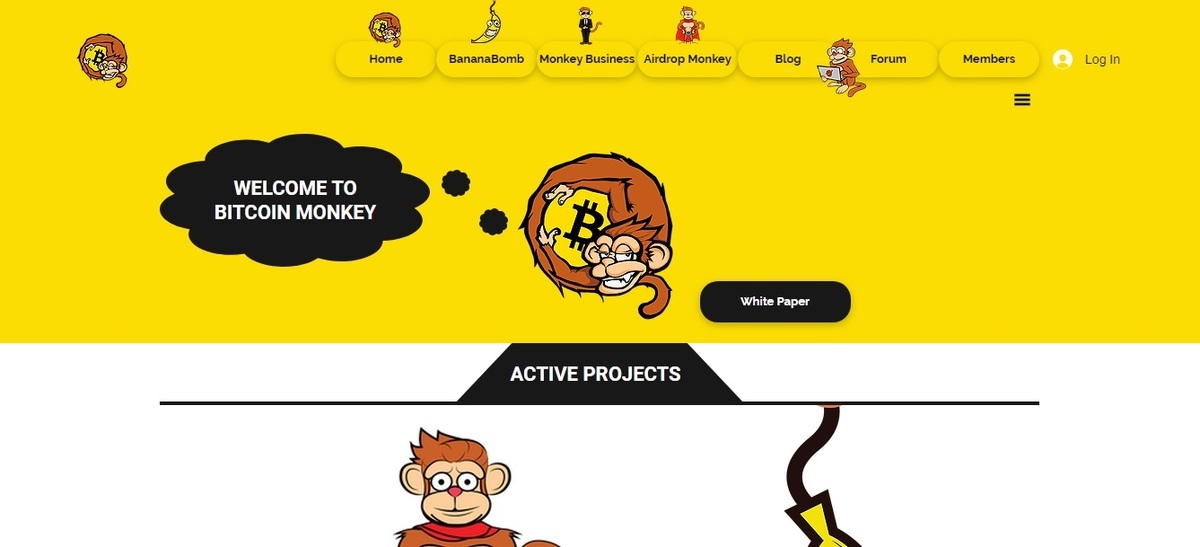 bitcoin-monkey.com — Website Listed on Flippa: Bitcoin Monkey Token and ...