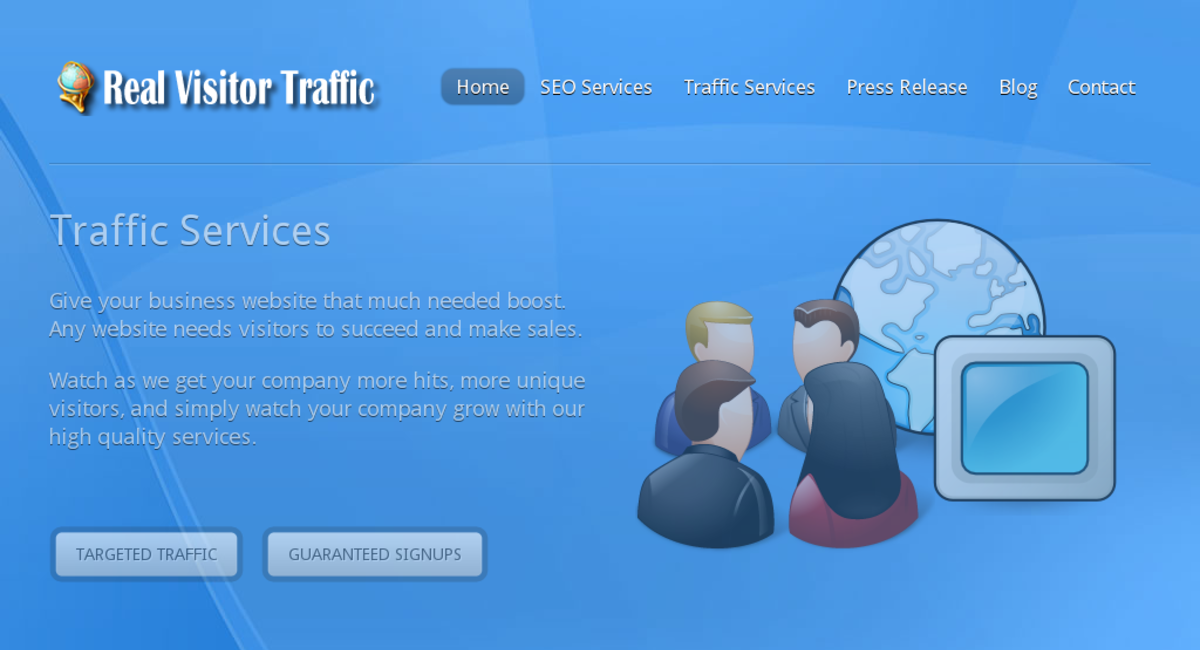 RealVisitorTraffic.com — Service Business Listed on Flippa: Turnkey ...